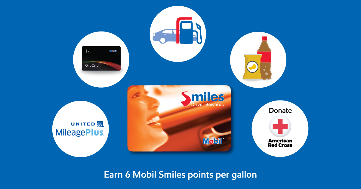 Smiles Driver Rewards program | Mobil Oil Mariana Islands, Inc.